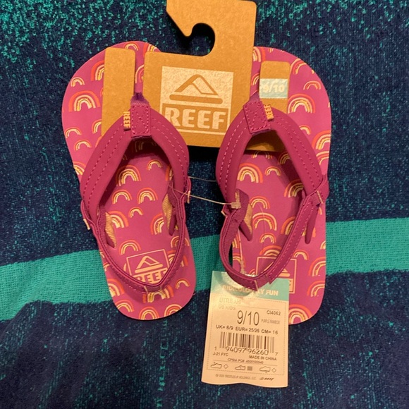 Reef | Shoes | Reef Pink Flip Flop Sandals Size Girls 9 Nwt | Poshmark